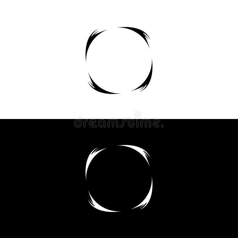 Circle Stylish Vector Logo Illustration . Circle Vector Logo Template ...