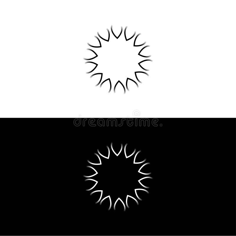 Circle Stylish Vector Logo Illustration . Circle Vector Logo Template ...