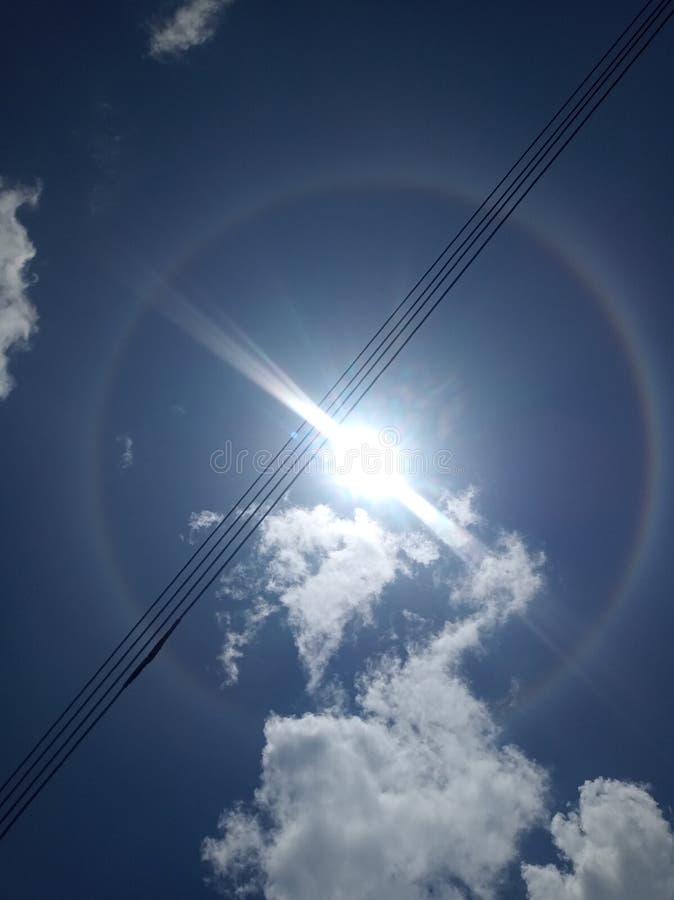 Circle of Sun Shine Bright Wonderful Sun Stock Photo - Image of ...