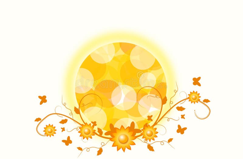 Circle Sun stock illustration. Illustration of ornaments - 41563743