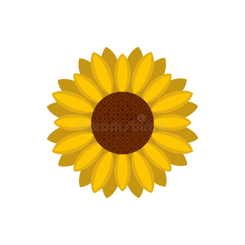 Circle of Sunflower Pattern Seamless Vector Stock Vector - Illustration ...