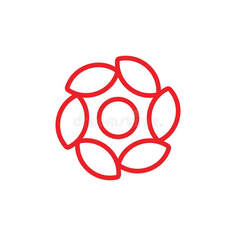 Circle Swirl Star Shape Logo Vector Stock Vector - Illustration of ...