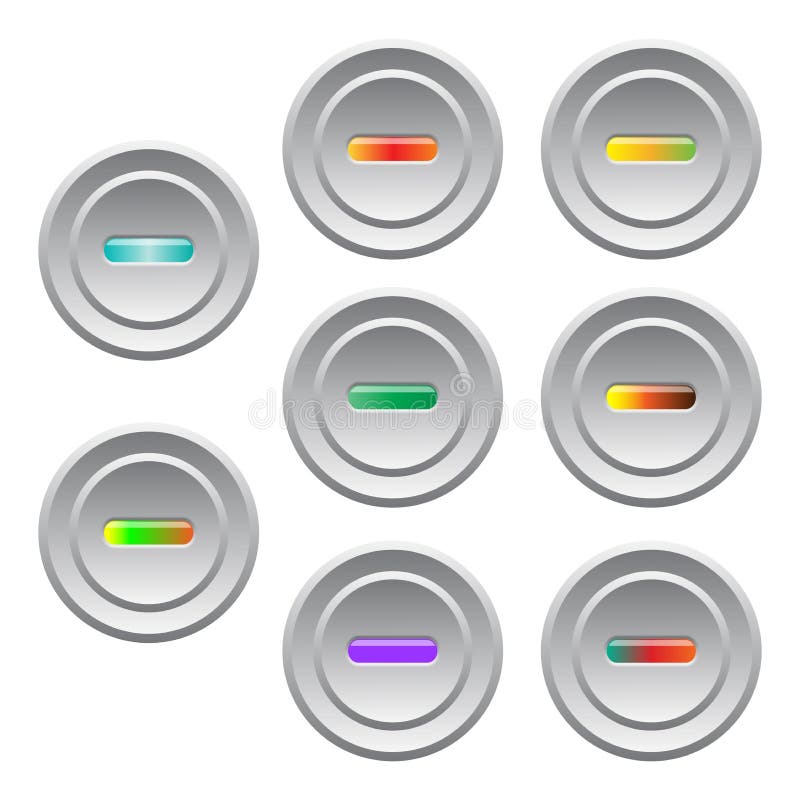 Circle Switch Push Button Electricity Launch Website Background ...