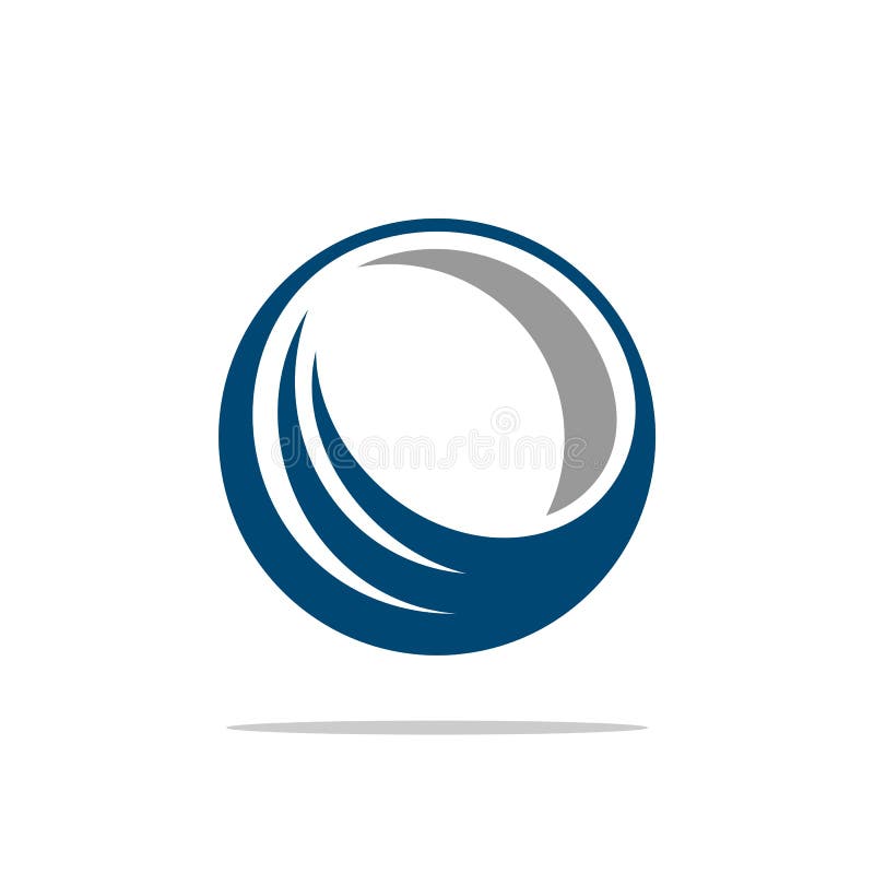 Circle with Swoosh Logo Template Illustration Design. Vector EPS 10 ...