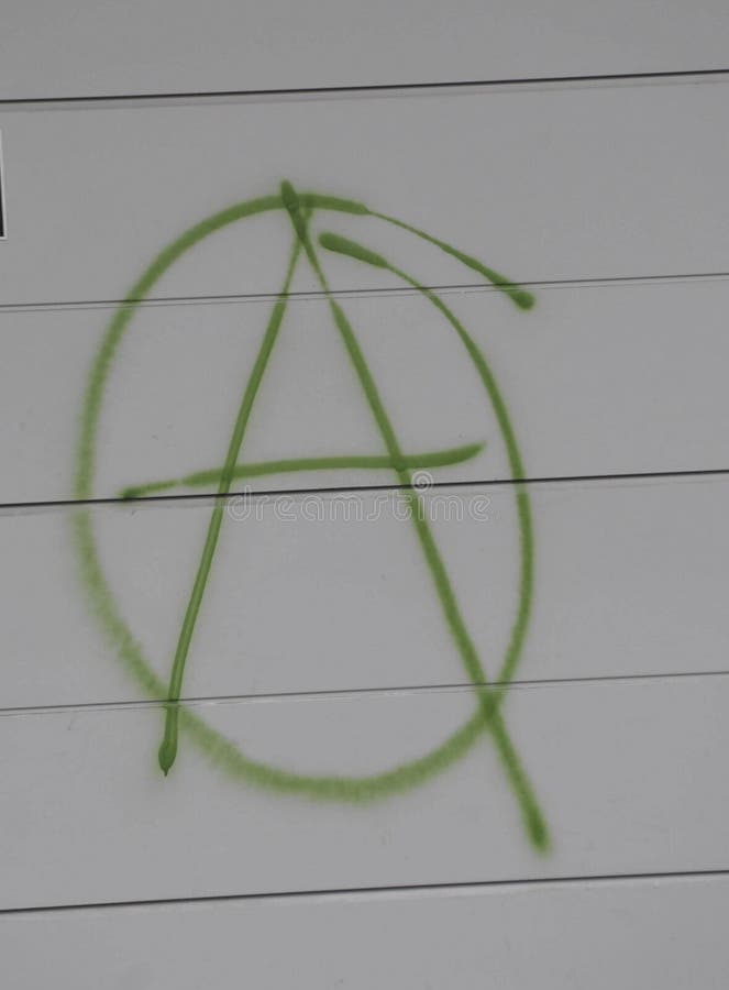 A in a Circle, Symbol for Anarchy Stock Photo - Image of globalization ...