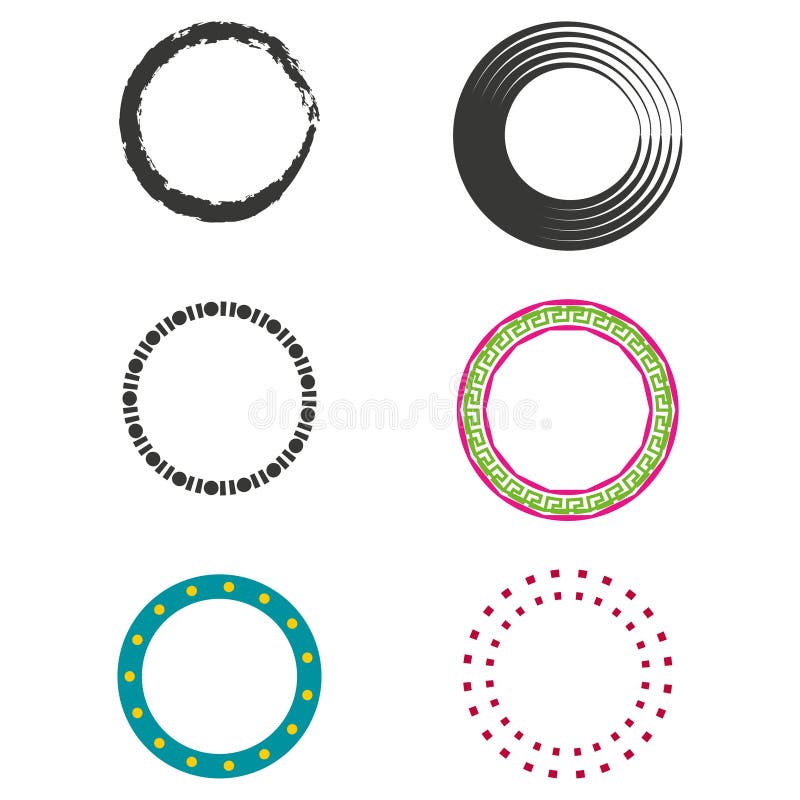 Circle Target Icon. Focus Center Symbol. Vector Bullseye Graphic. Red ...