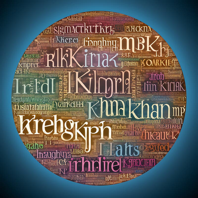 A circle with text in it stock illustration. Illustration of design ...