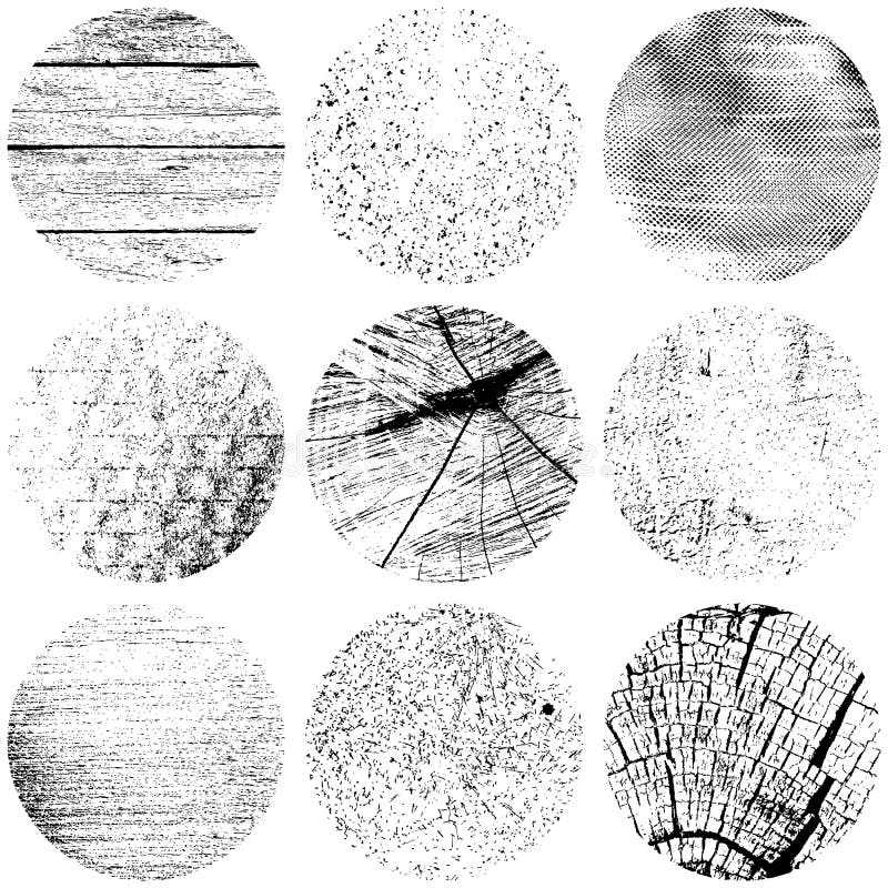 Circle Texture Set stock vector. Illustration of design - 46085294