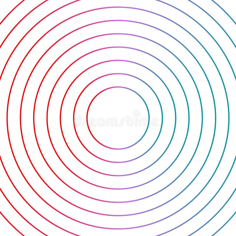 Circle Theme on Square Frame Over White Background Stock Illustration ...