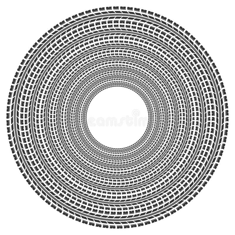 Circle Tire Tracks Stock Illustrations – 181 Circle Tire Tracks Stock ...