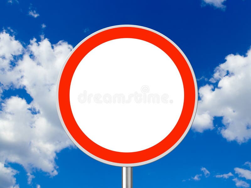 Blank Stop Sign. stock photo. Image of blank, turn, directional - 3225010