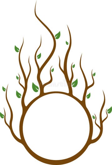 Circle tree stock vector. Illustration of decoration, vine - 1701406