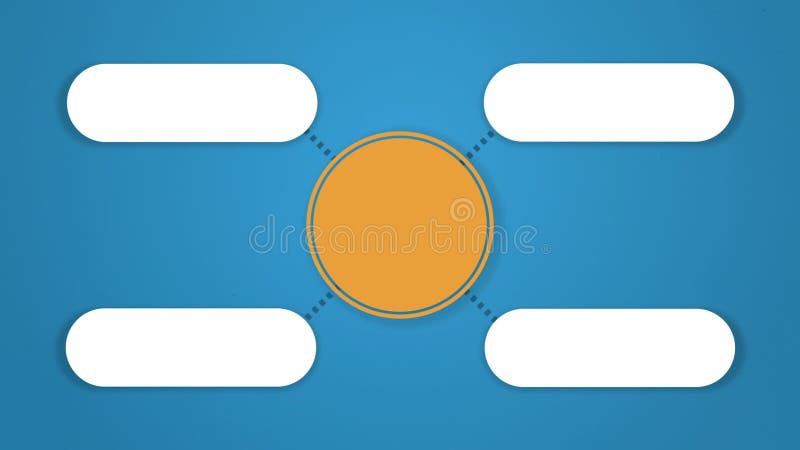 Circle Tree Diagram for Presentation.typo Topic Box. 4 Stock Footage ...