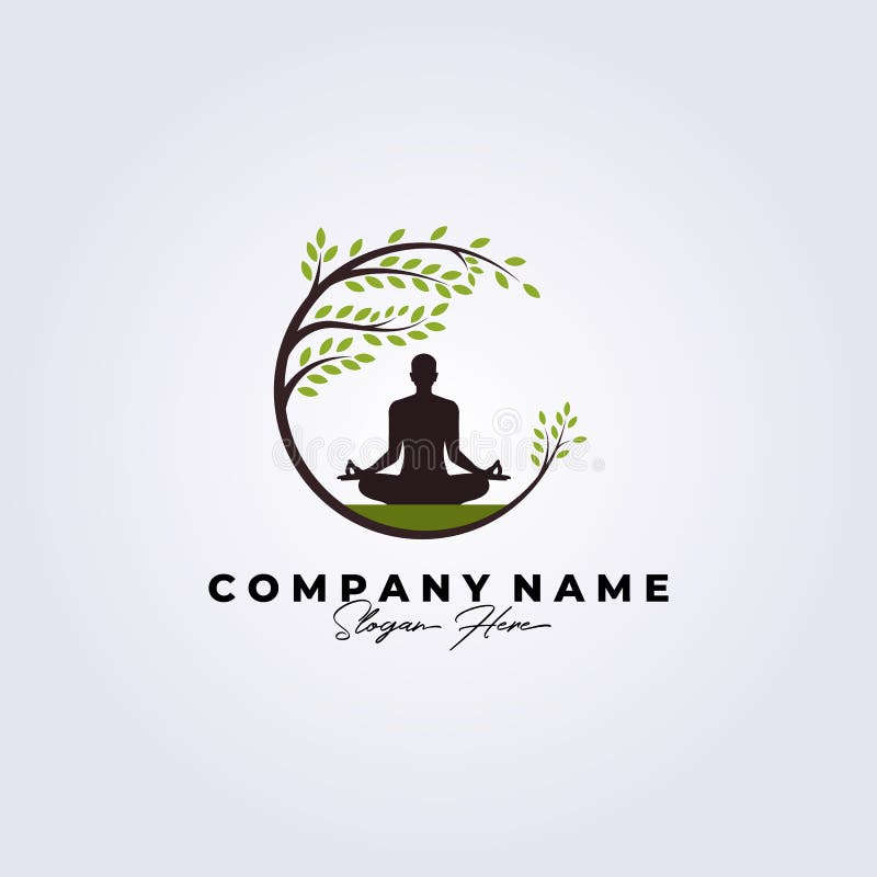 Relaxation logo stock vector. Illustration of yoga, treatments - 29346239