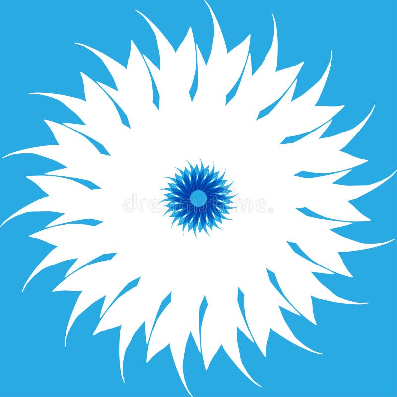 Circle Tree Roots Wood Minimalist Logo Isolated on a Blue Background ...