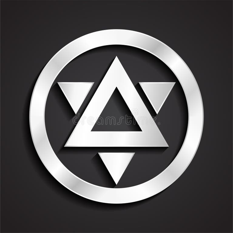 Triangels Symbols Stock Illustrations – 2 Triangels Symbols Stock ...