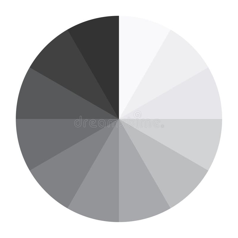 Circle From Twelve Sectors Stock Vector Illustration Of Symbol 259729285