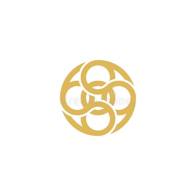 Circle unique shape icon stock vector. Illustration of icon - 206464350