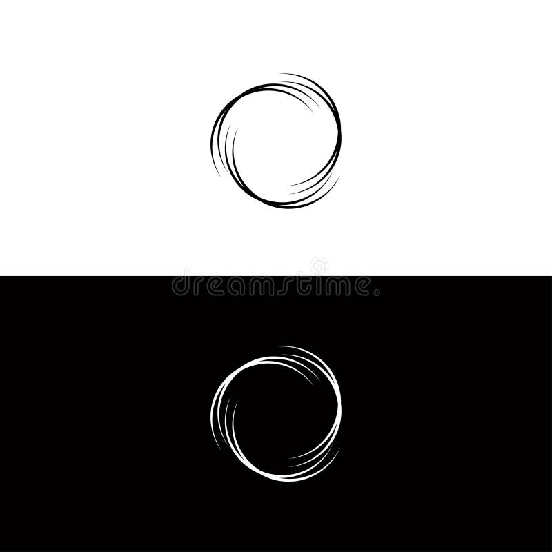 Circle Unique Vector Logo Template Stock Vector - Illustration of ...