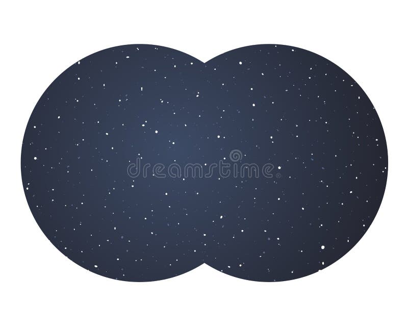 Circle Universe Illustration Stock Vector - Illustration of milky ...