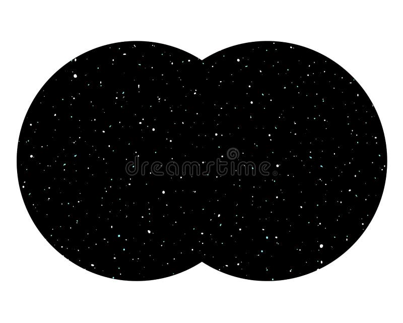 Circle Universe Illustration Stock Vector - Illustration of milky ...