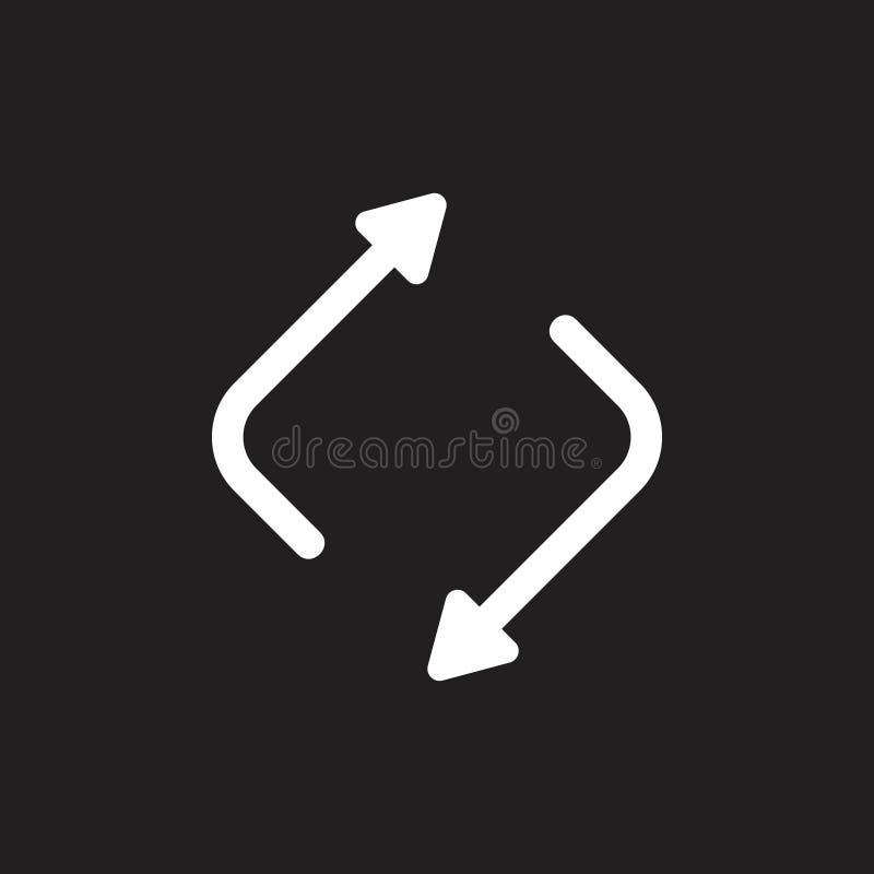 Trade Symbol of 2 Ways Arrow with Laptop Logo Designs Vector Design ...