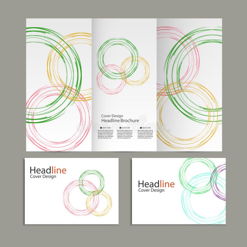 Circle Vector Annual Report Brochure Flyer Template Design Stock Vector ...