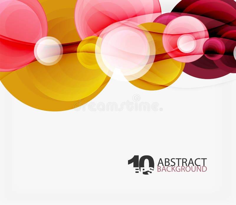 Circle vector background stock vector. Illustration of digital - 91708689