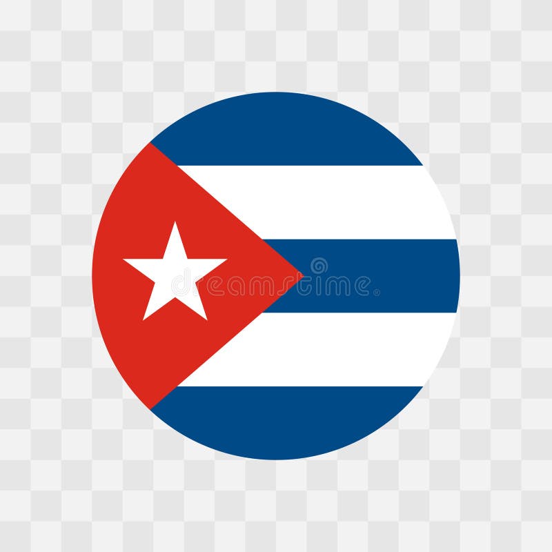 Circle vector flag of Cuba stock vector. Illustration of cuba - 311914679