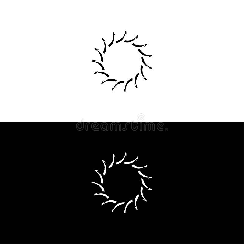Circle Vector Logo Template Design . Circle Ico Stock Vector ...