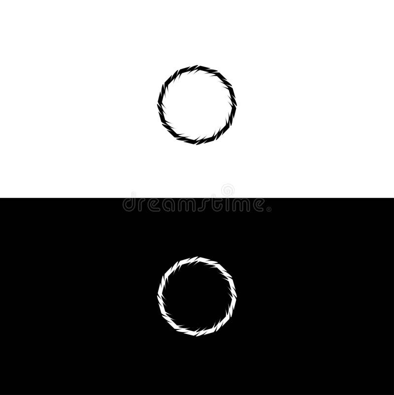 Circle Vector Logo Template Design . Circle Icon Silhouette Design ...