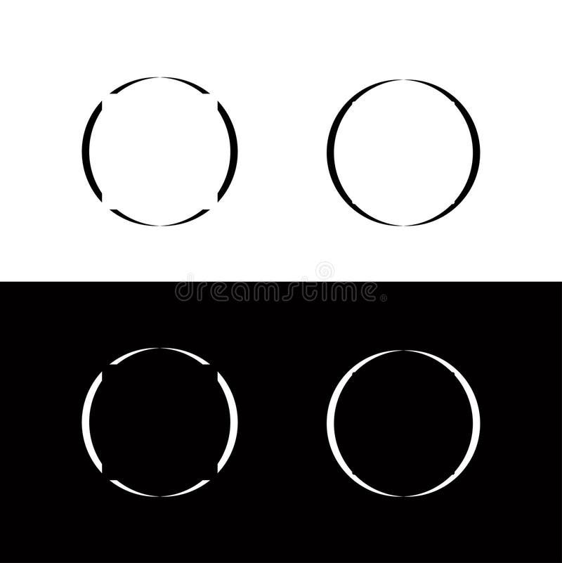 Circle Vector Logo Template Design Round Circular Banner Frames ...