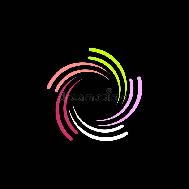 Circle Vector Logo Template Design Stock Vector - Illustration of ...
