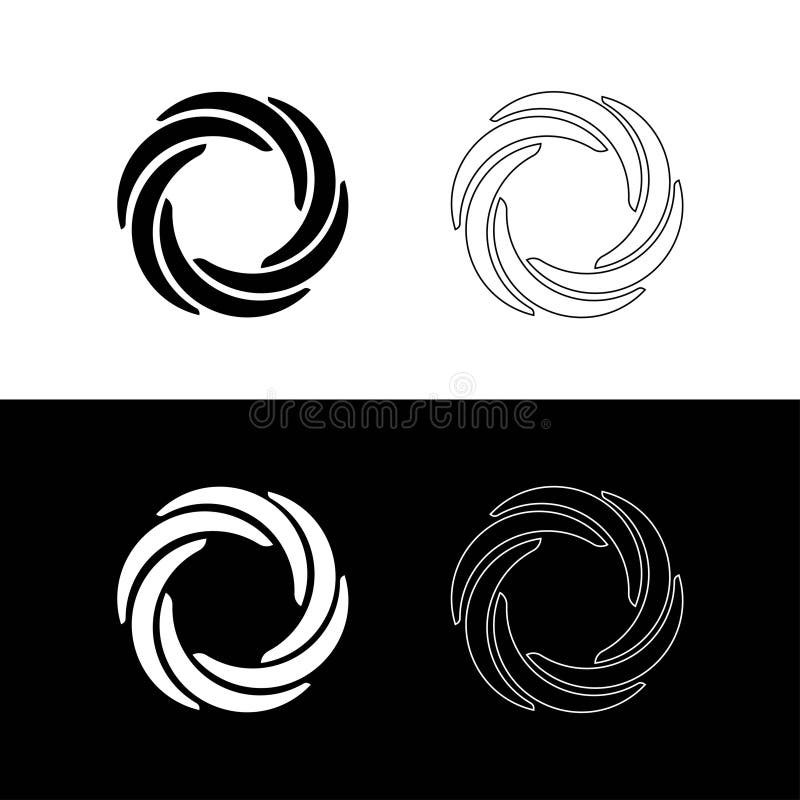 Circle Vector Logo Template Design . Circle Icon Stock Illustration ...