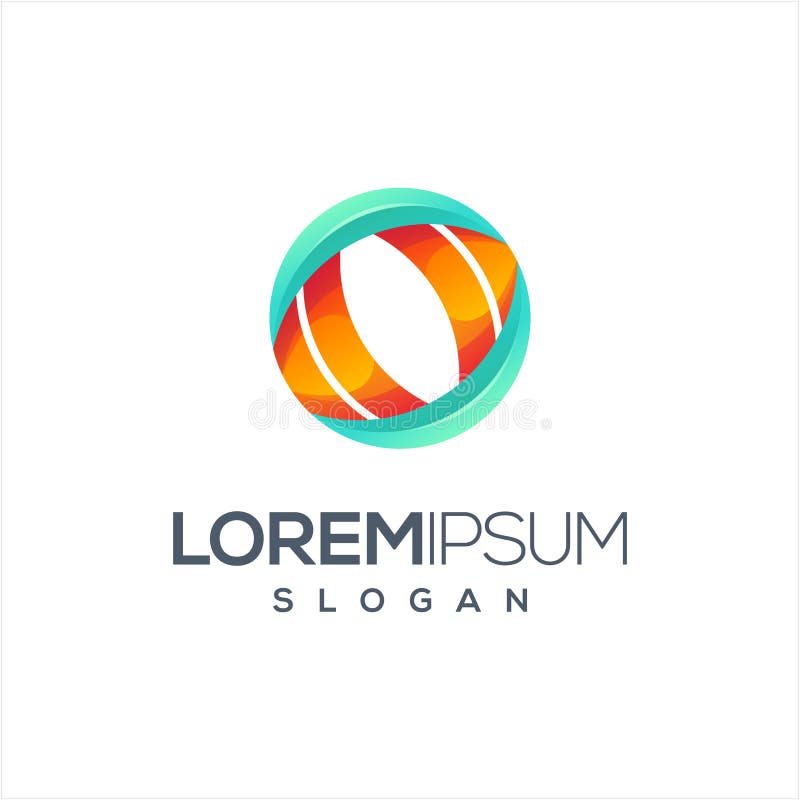 Circle vision logo design stock illustration. Illustration of human ...