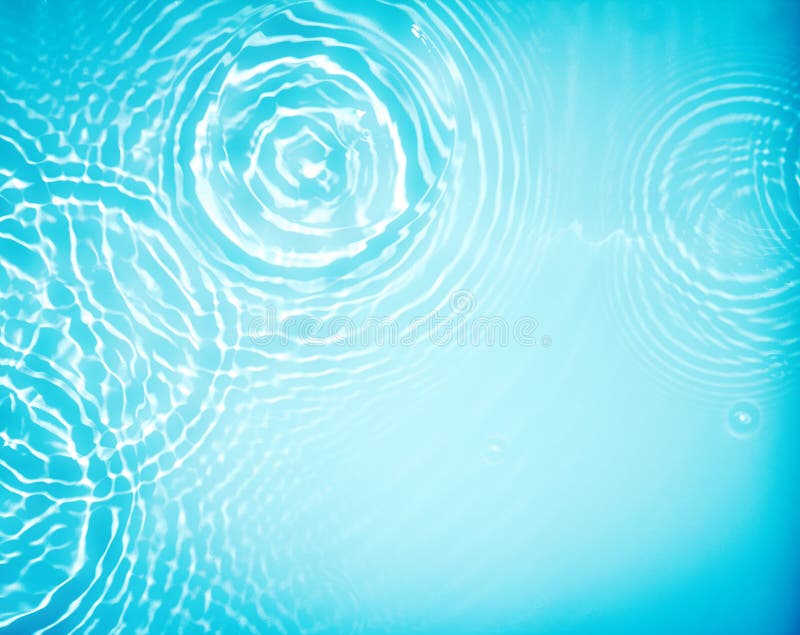 Circle Water Ripple Wave Suface Stock Image - Image of fresh, blue ...