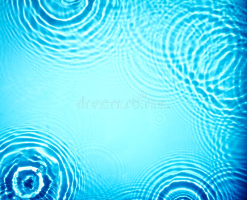 Circle Water Ripple Wave Suface Stock Image - Image of fresh, blue ...