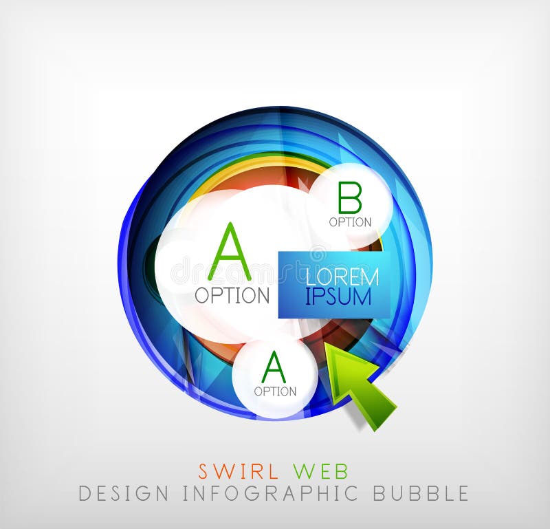 Circle Web Design Bubble | Infographic Elements Stock Vector ...