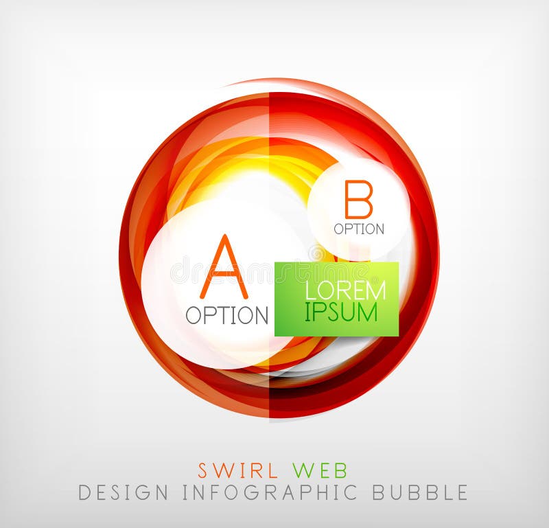 Circle Web Design Bubble | Infographic Elements Stock Vector ...