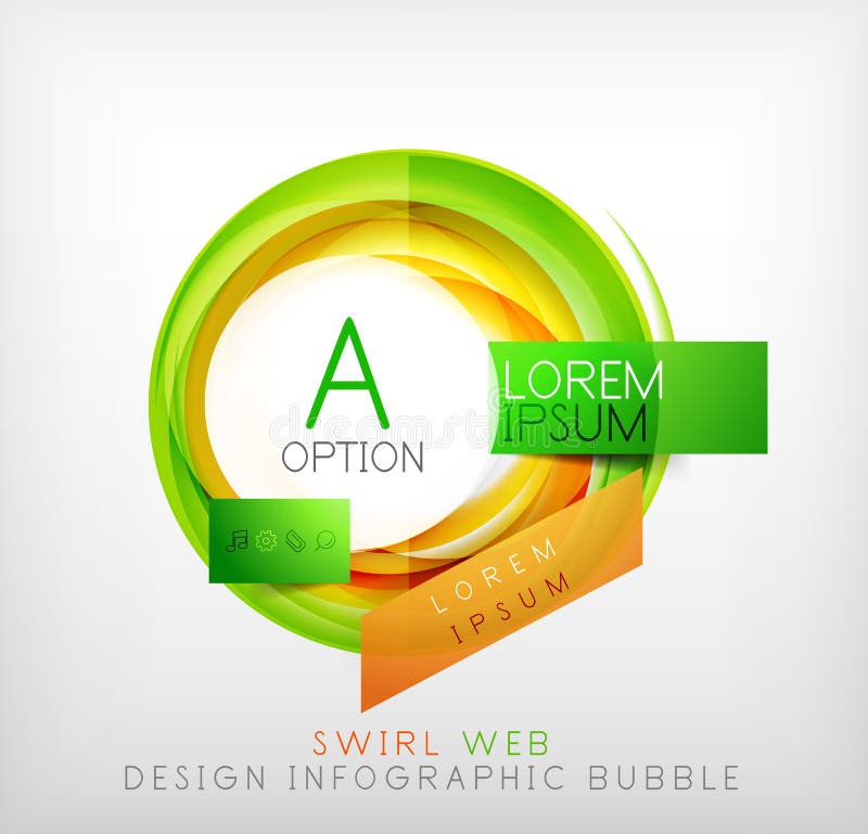 Circle Web Design Bubble | Infographic Elements Stock Vector ...