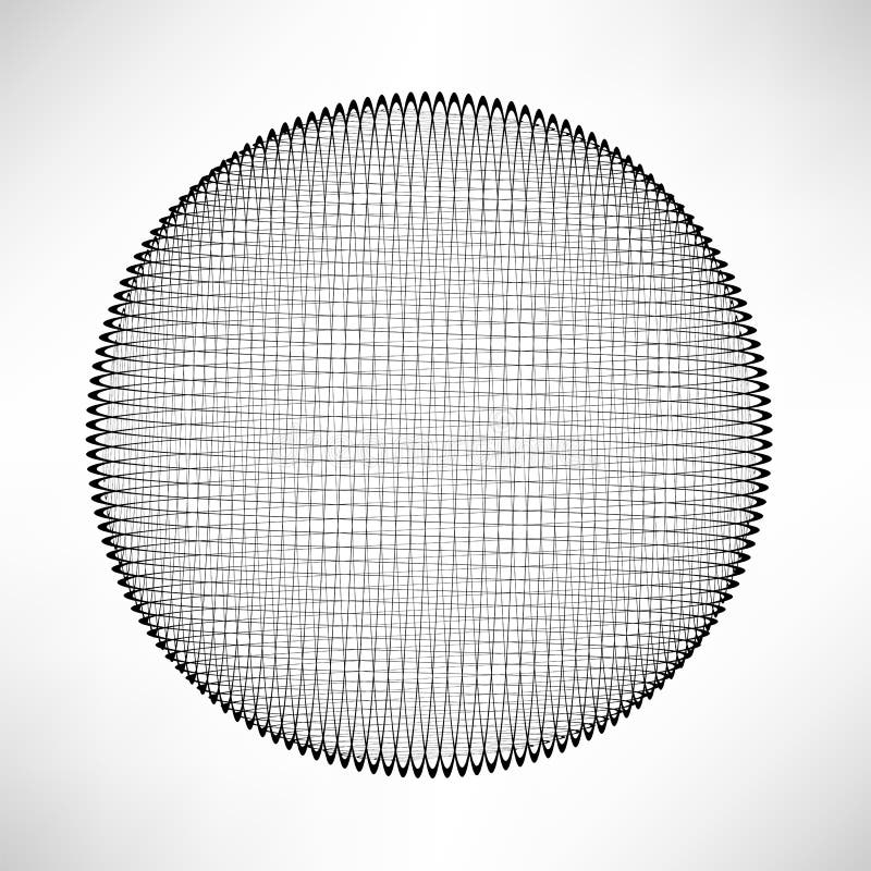 Circle on White Background stock vector. Illustration of decor - 55866343