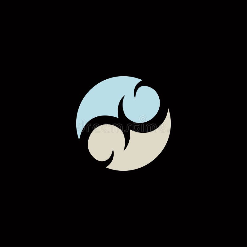 Circle zone vector logo stock vector. Illustration of company - 343557582