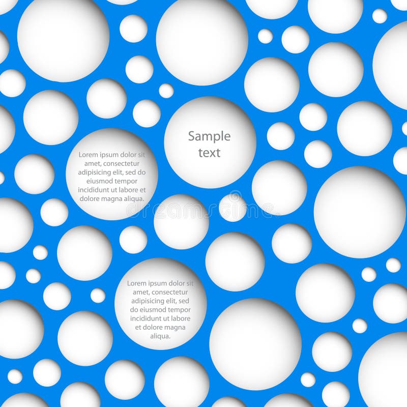 Circles - Abstract Background Design Template Stock Vector ...
