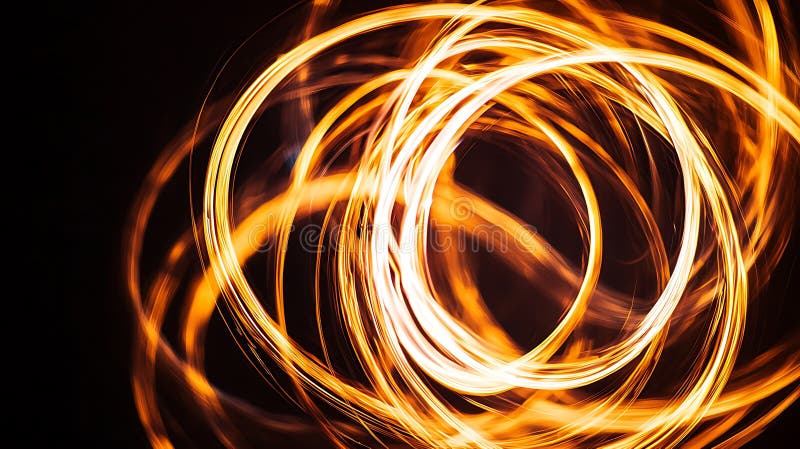 Circles Arranged Spiral Pattern Creating Sense Movement Stock Photos ...