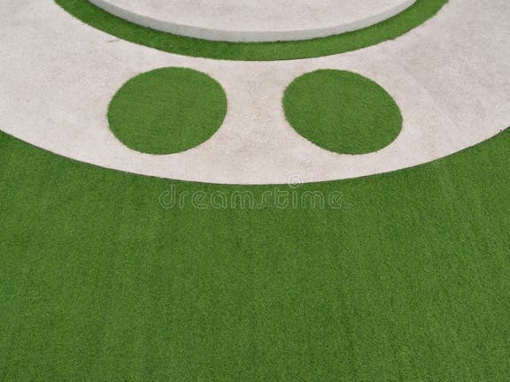 Circles on the Artificial Turf Stock Image - Image of fake, park: 117876233