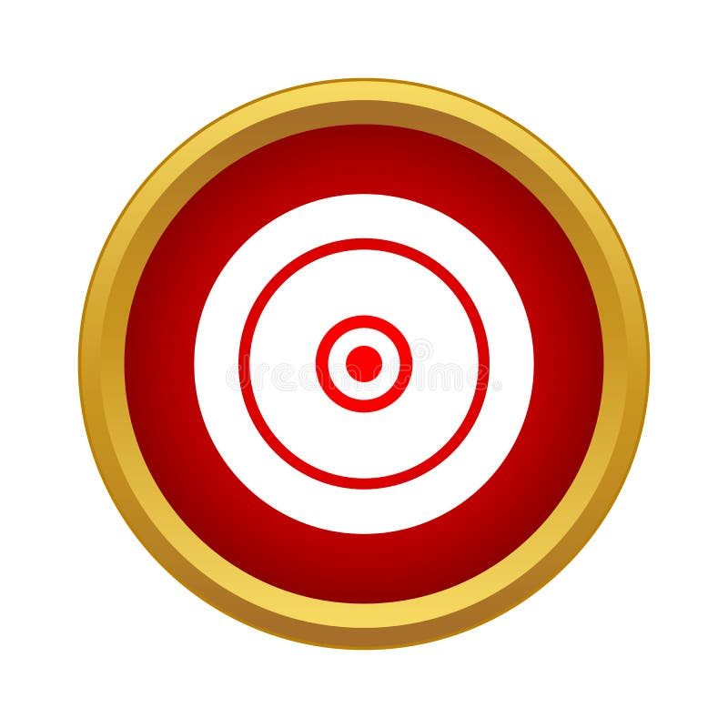 Circles within the Circle Icon in Simple Style Stock Illustration ...