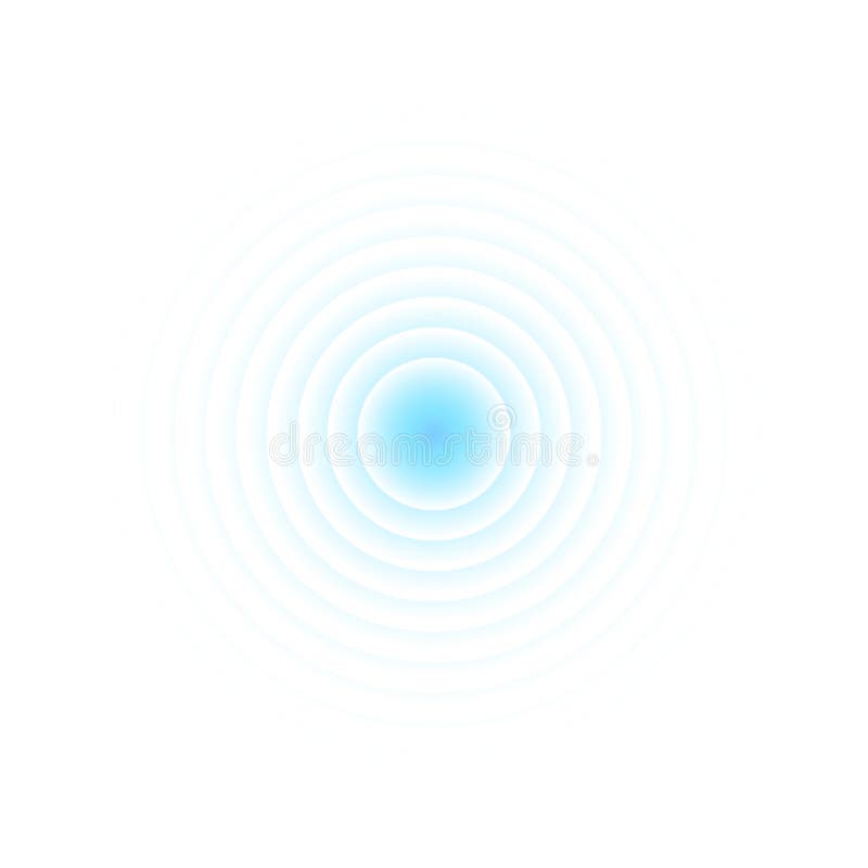 Circles with a Common Centre. Concentric Circles. Vector. Illustration ...