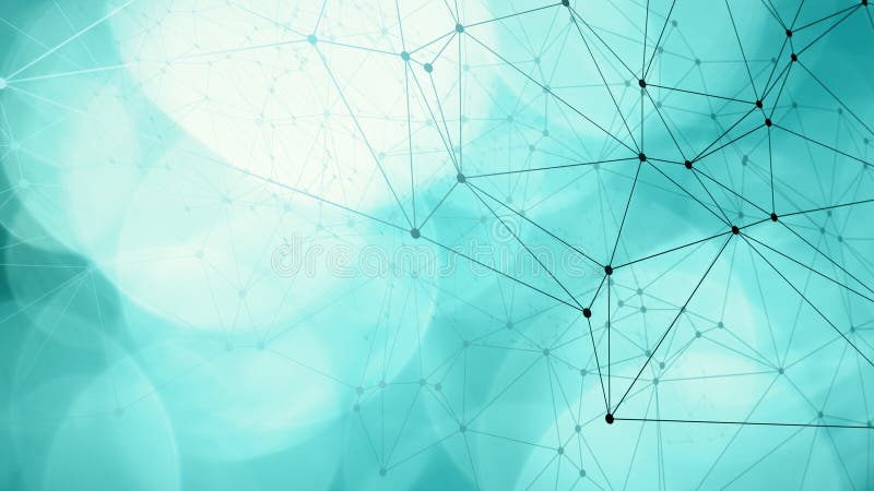 Abstract Digital Wires Connect the Dots Abstract Network, Machine ...