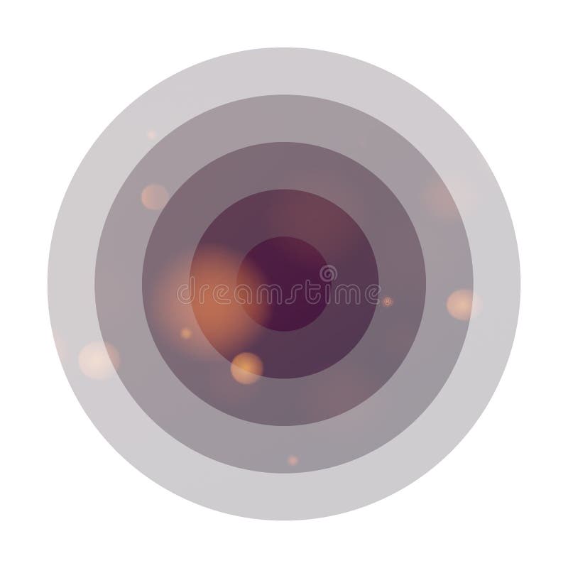 Circles Disc White Paper Abstract Stock Illustration - Illustration of ...