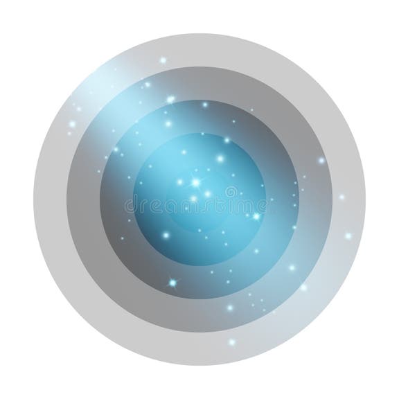 Circles Disc White Paper Abstract Stock Illustration - Illustration of ...